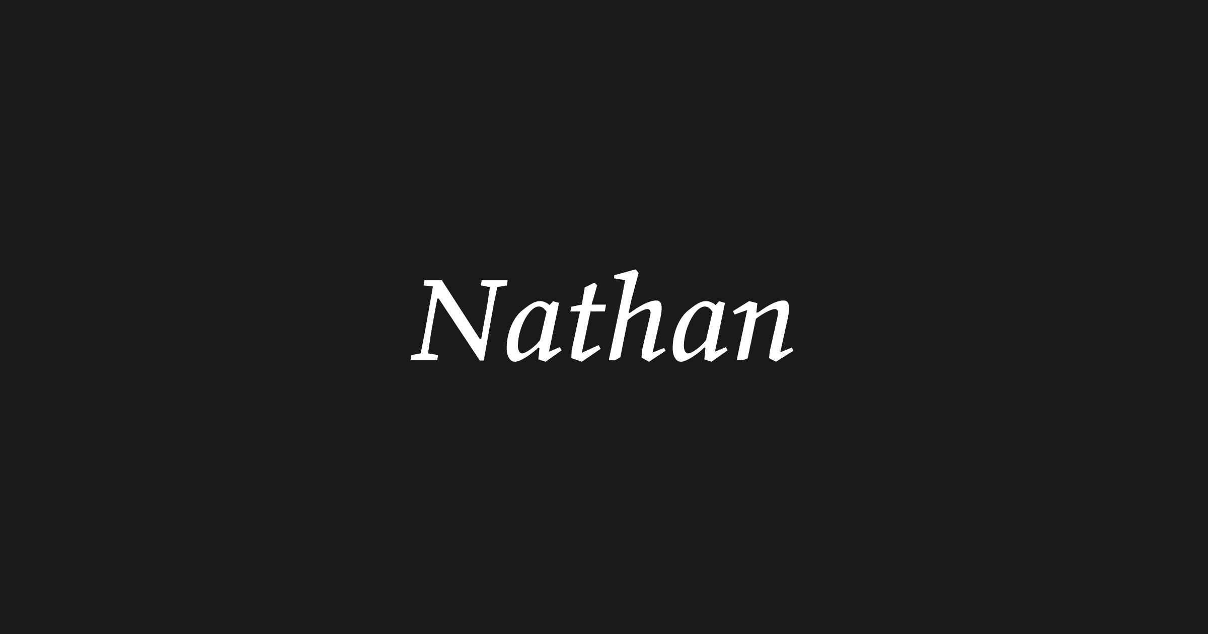 Words That Matter: Nathan Baschez